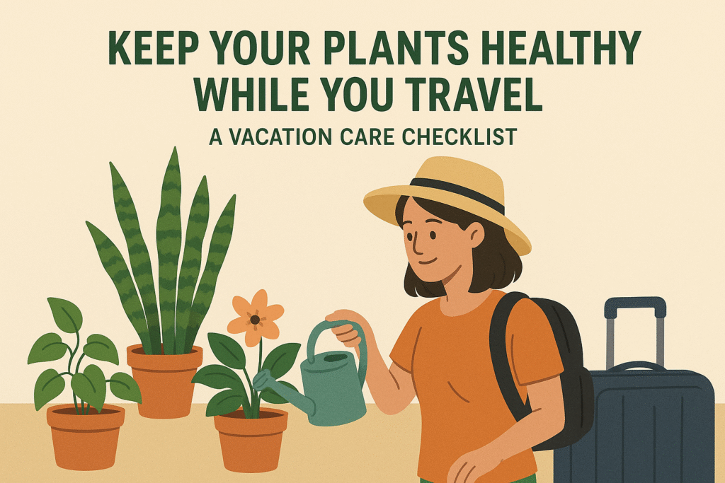 Plant Care During Vacation: Easy Tips to Keep Plants Alive